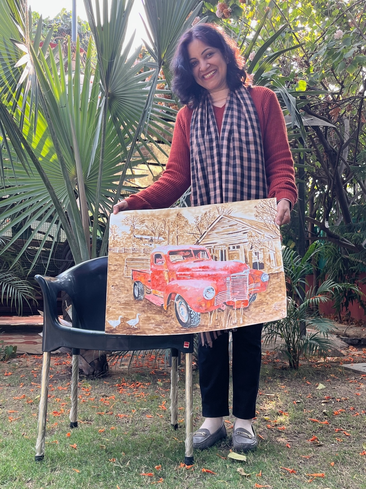 Nature’s beauty, its raw charm come to life in self-taught artist ...